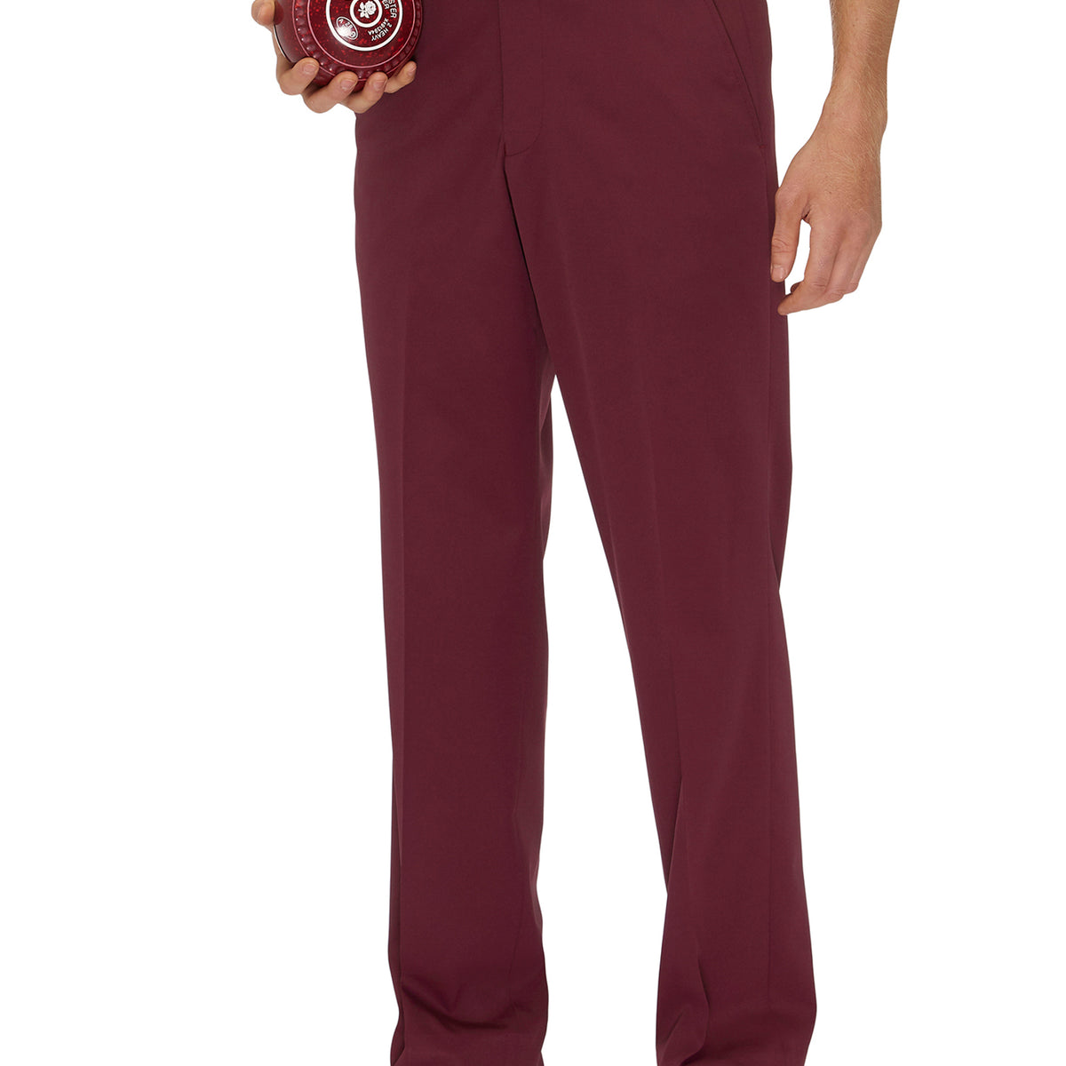 Maroon Fraser B Flash Trouser by City Club